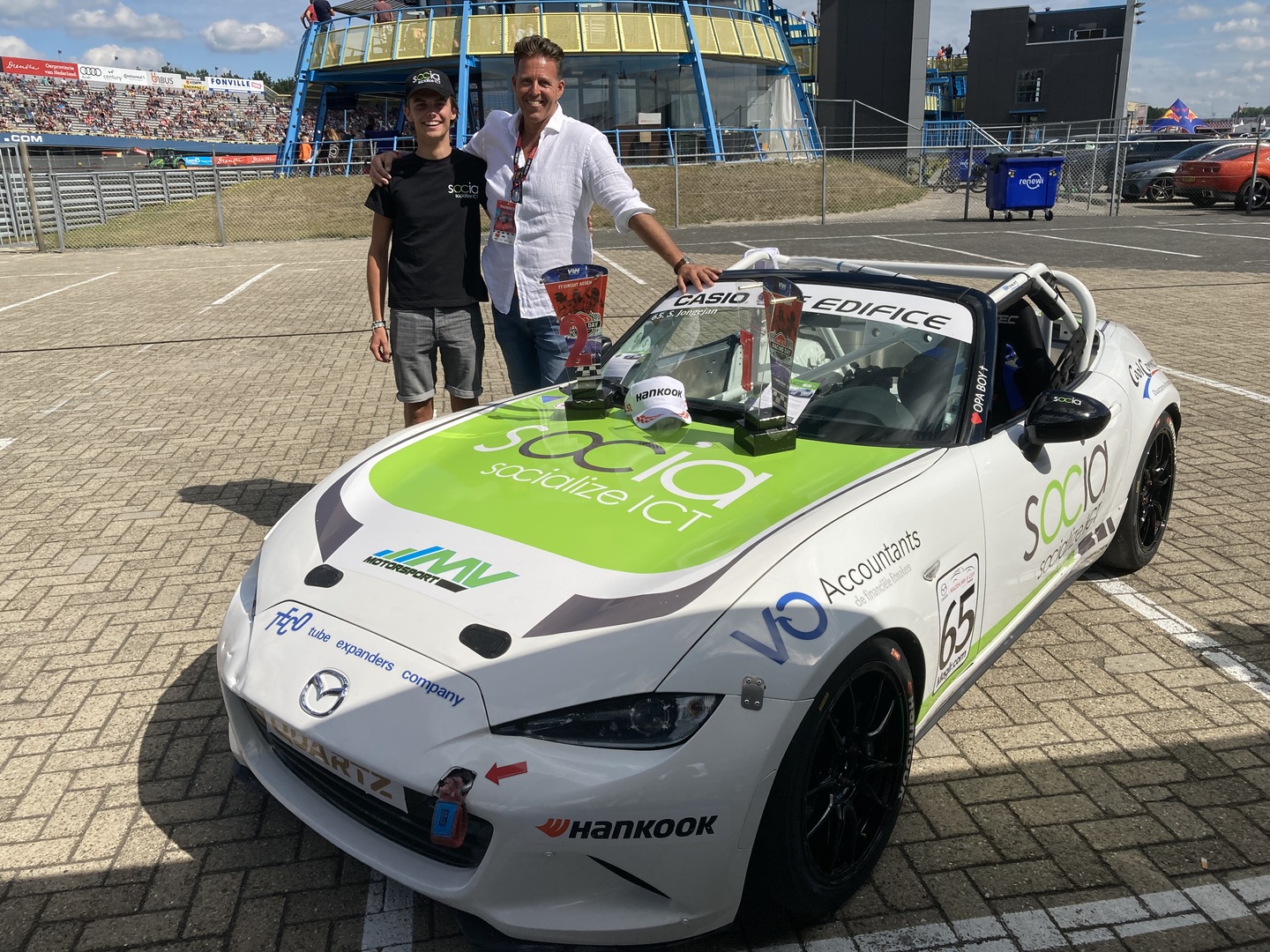 De gedreven sponsor van Sam Jongejan aan het woord - Mazda MX-5 Cup