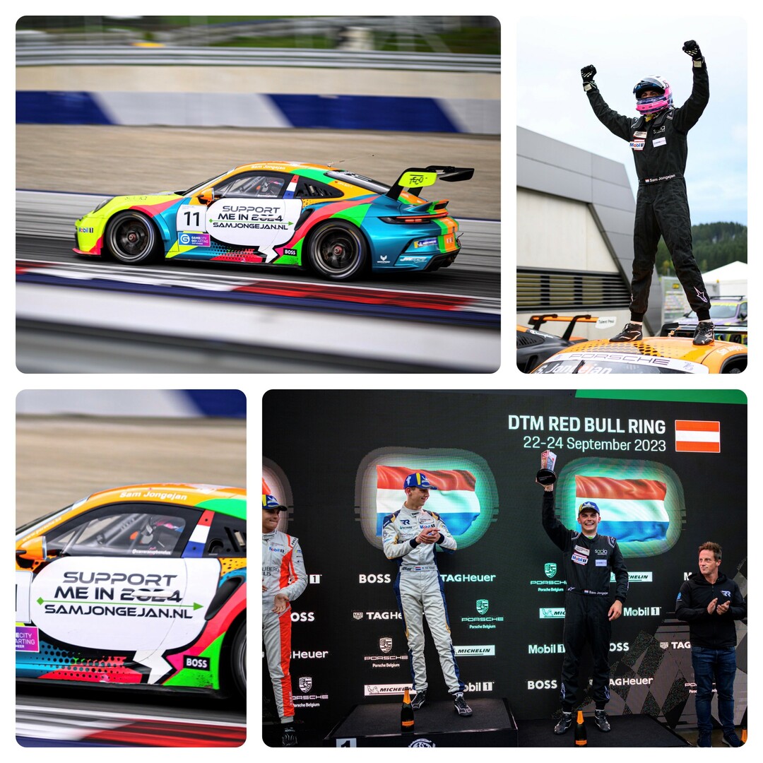 Sam Jongejan kijkt omhoog - Mazda MX-5 Cup