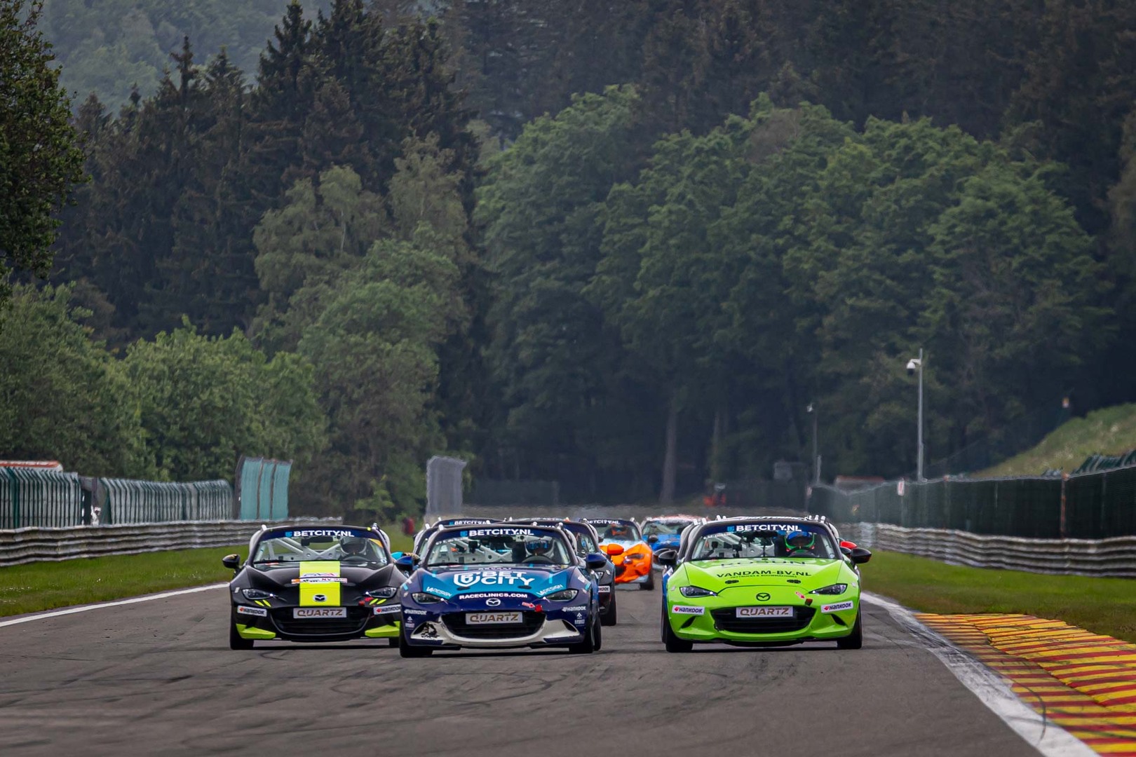 Alweer Timo de Graaff als beste op Francorchamps - Mazda MX-5 Cup