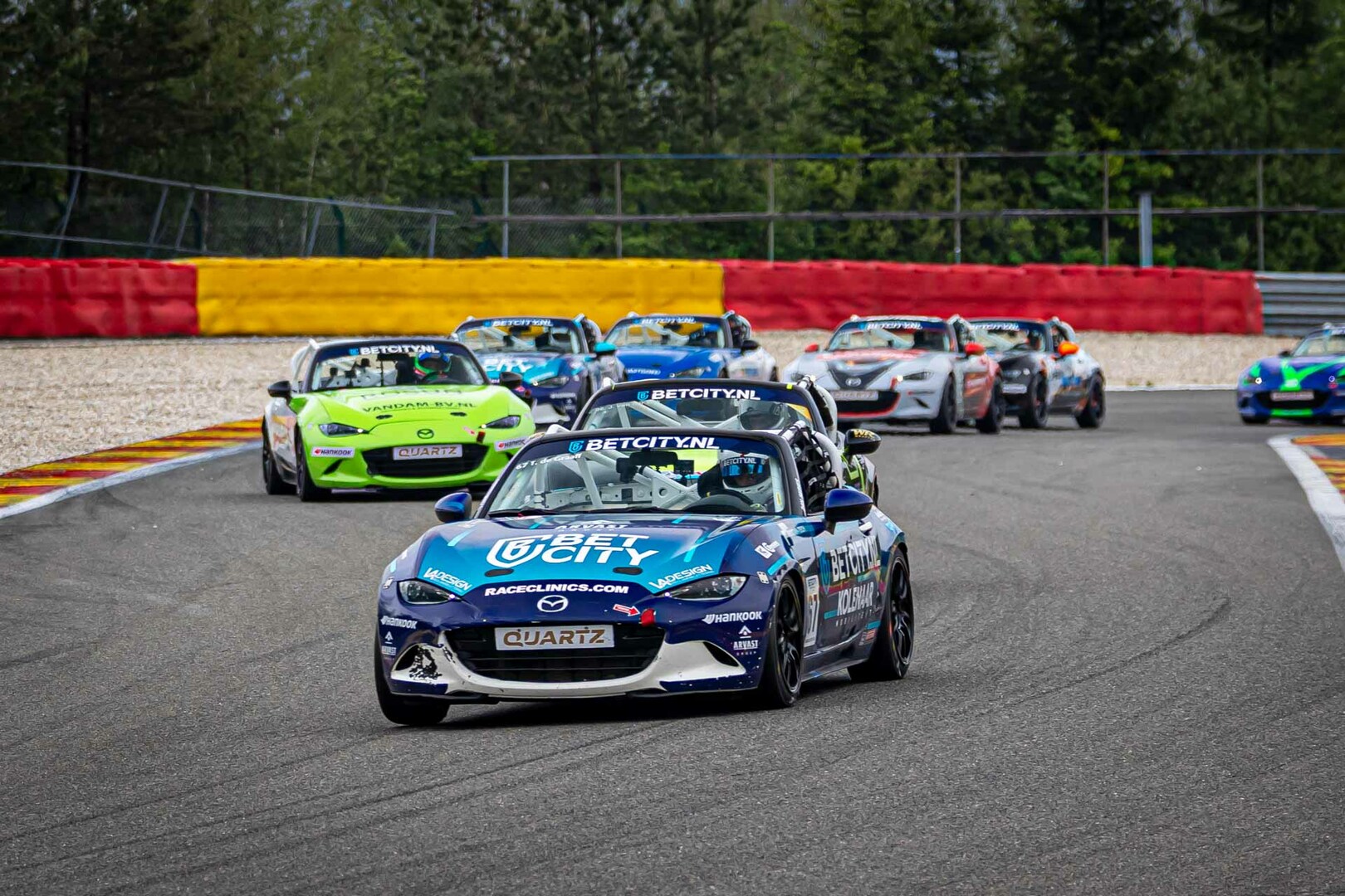 Alweer Timo de Graaff als beste op Francorchamps - Mazda MX-5 Cup